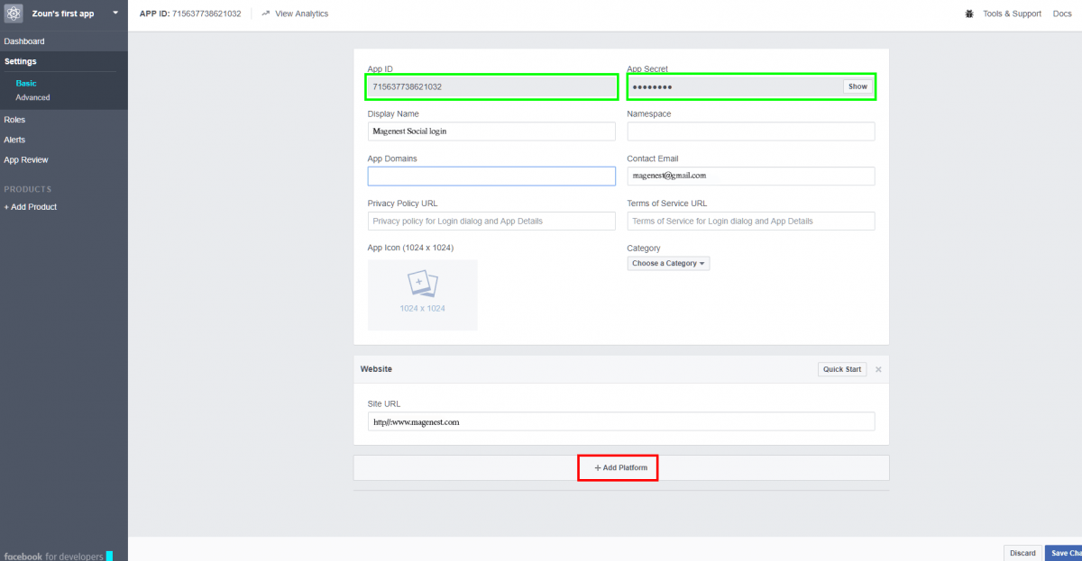 How to Configure Facebook API in Magento 2 in the best way?