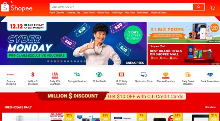 What are Top 10 eCommerce sites in Singapore - Updated 2023