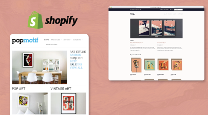 Inspire yourself with the best Shopify art stores and themes
