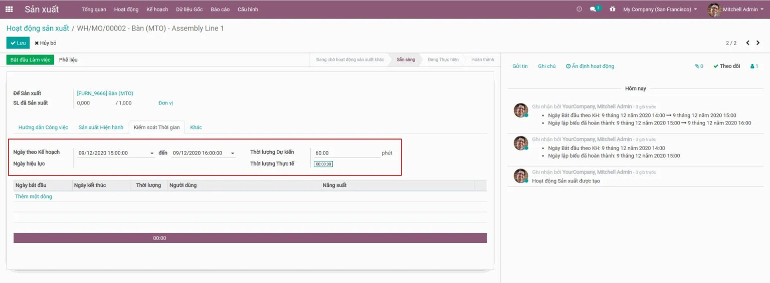 Hướng dẫn sử dụng Odoo ERP - Giới thiệu các tính năng chính