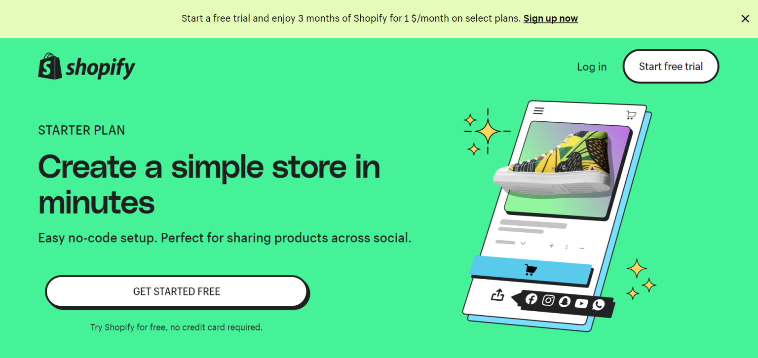 Shopify Starter Plan Review: Feature and Pricing for Beginners