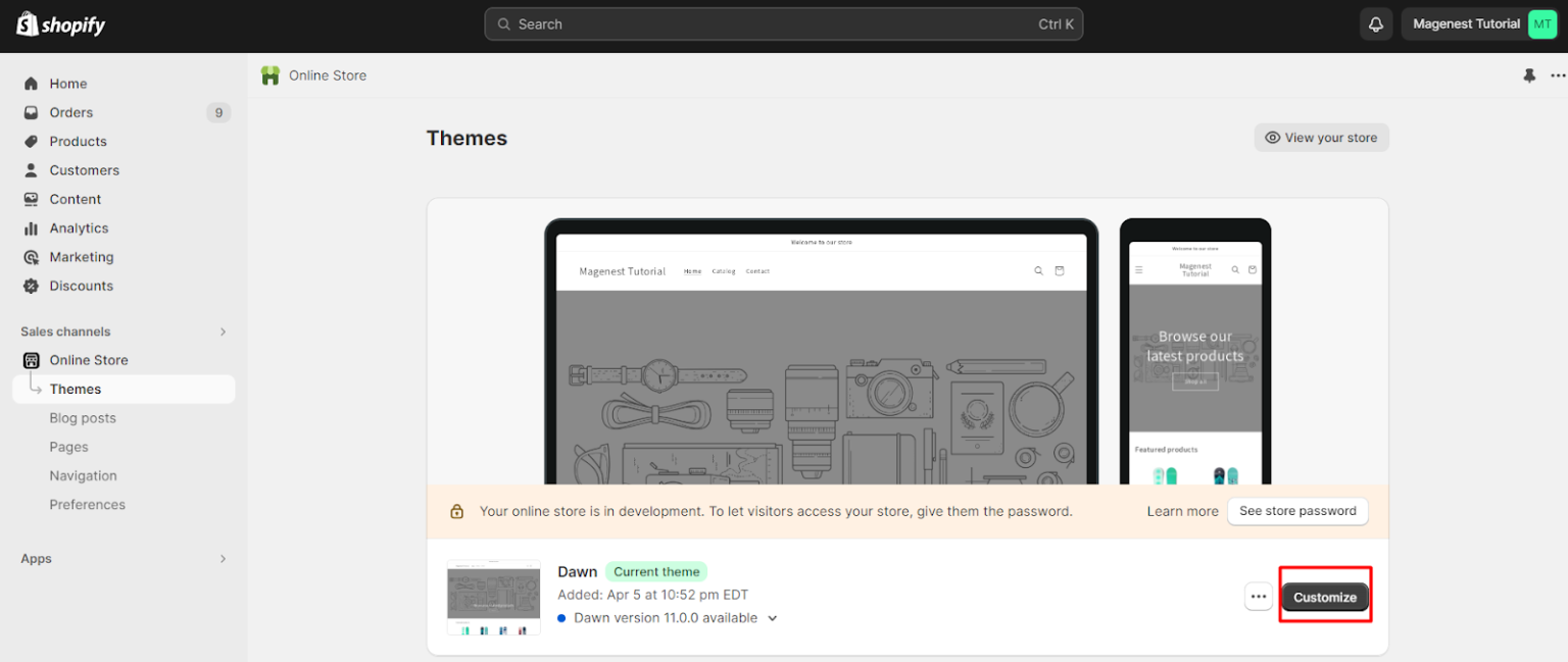 Step-by-step Guidance on How to Hide Shopify Store from Public